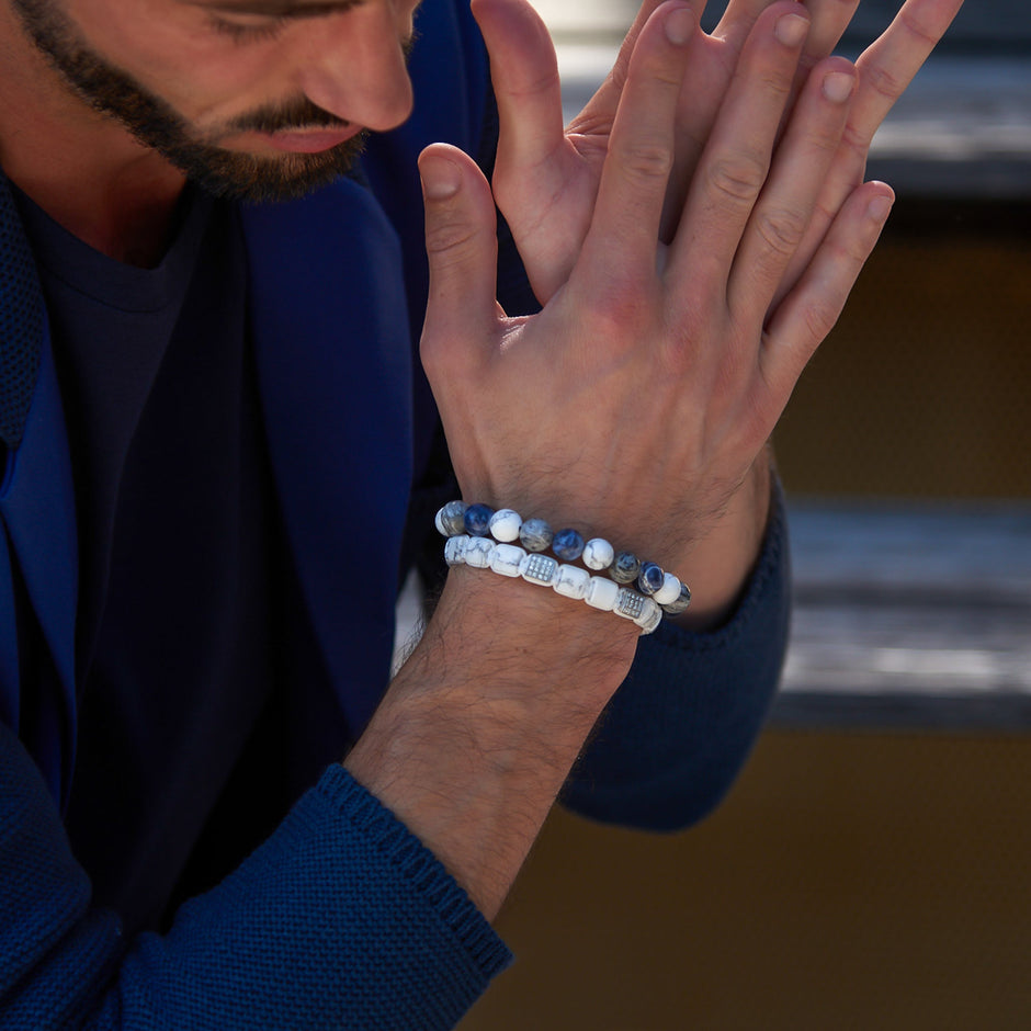 Beaded Bracelets For Men - Men's Gemstone Jewelry | GT collection